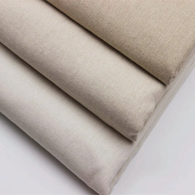 Polyester-Cotton-Linen-Raw-Cloth-Faux-Linen-Rough-Cotton-Fabric-For ...
