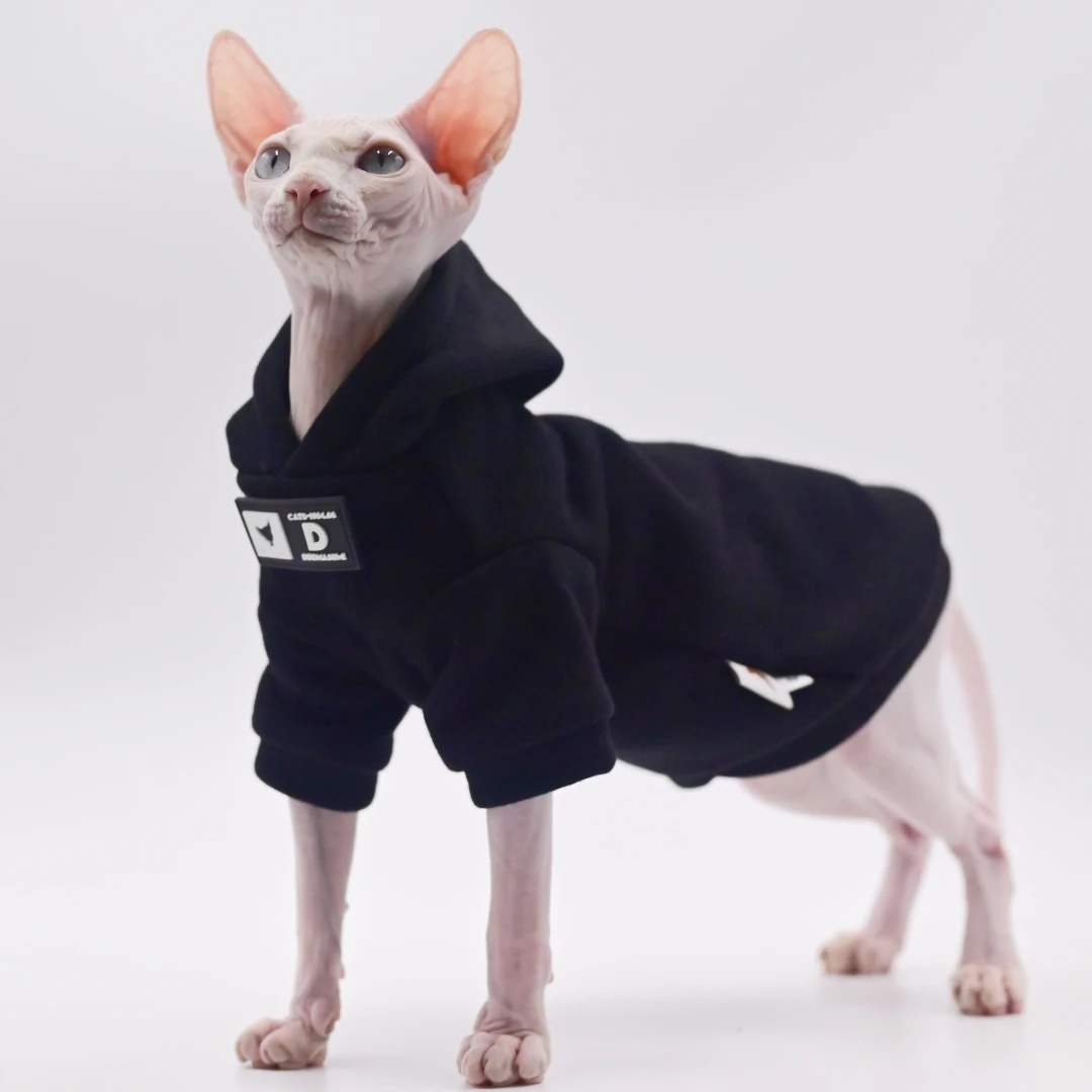 Pink-Homewear-Cat-Sweater-Autumn-Winter-Warm-Kitty-Coat-Sphinx-Clothing ...