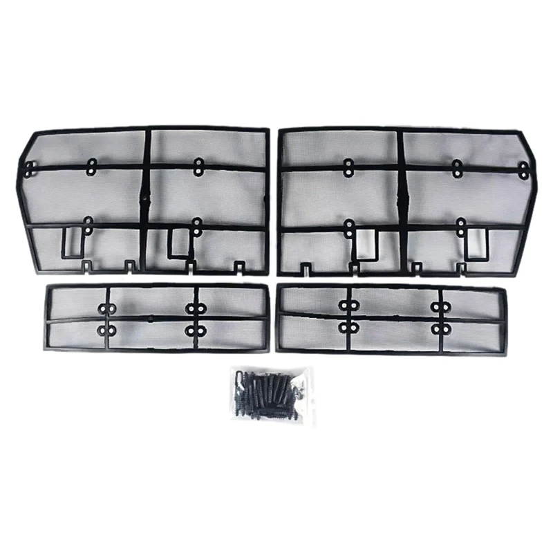4PCS-Grille-Insect-Screening-Mesh-Front-Grille-Net-For-Toyota-Land ...