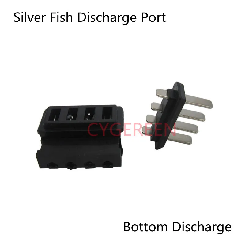 1pair Silver Fish Battery Case Ebike Discharge Connector Male Felmale ...