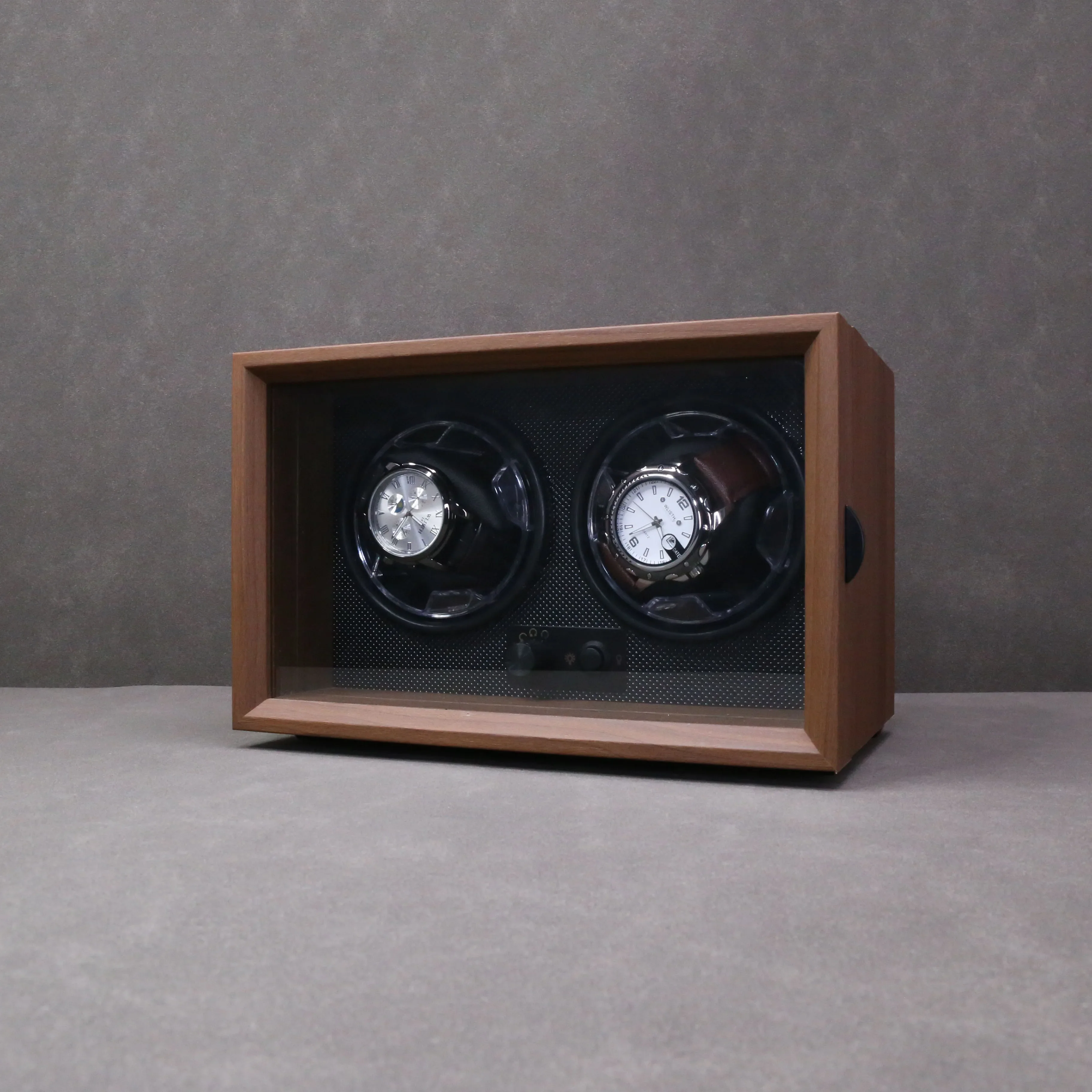 2 Watch Winder Box Automatic Usb Power Luxury Wooden Watch Box Suitable ...
