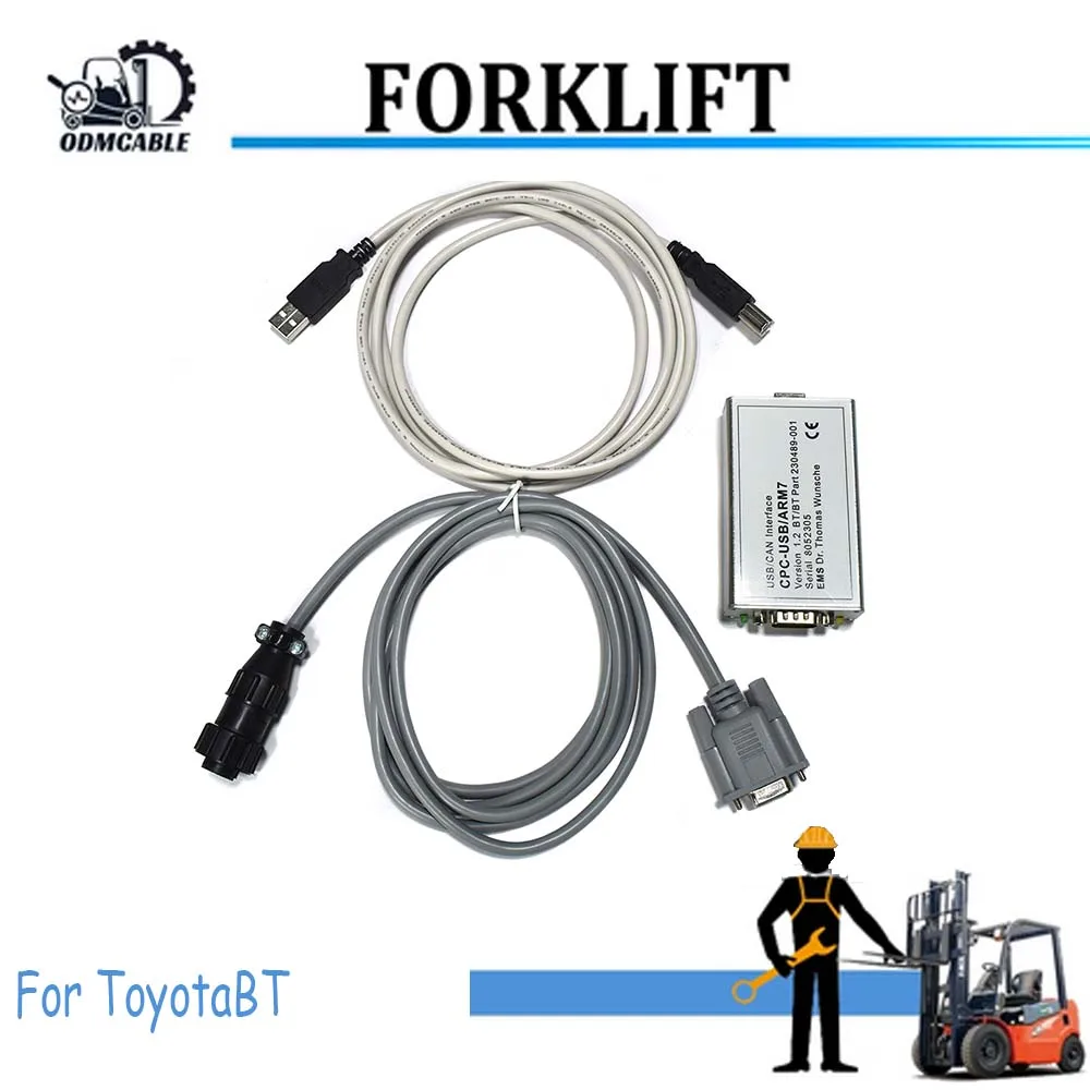 CarScan 2023 For Toyota Bt Truckcom Canbox Cpc Usb Arm7 Forklift Truck ...