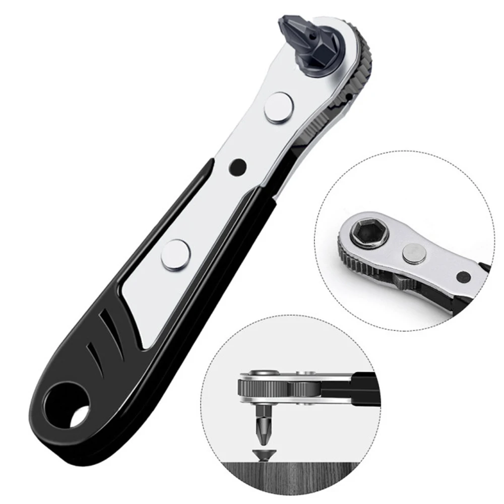 Mini Bit Ratchet Wrench Bit Nozzle Handle Screwdriver Hexagon Torx Bit ...