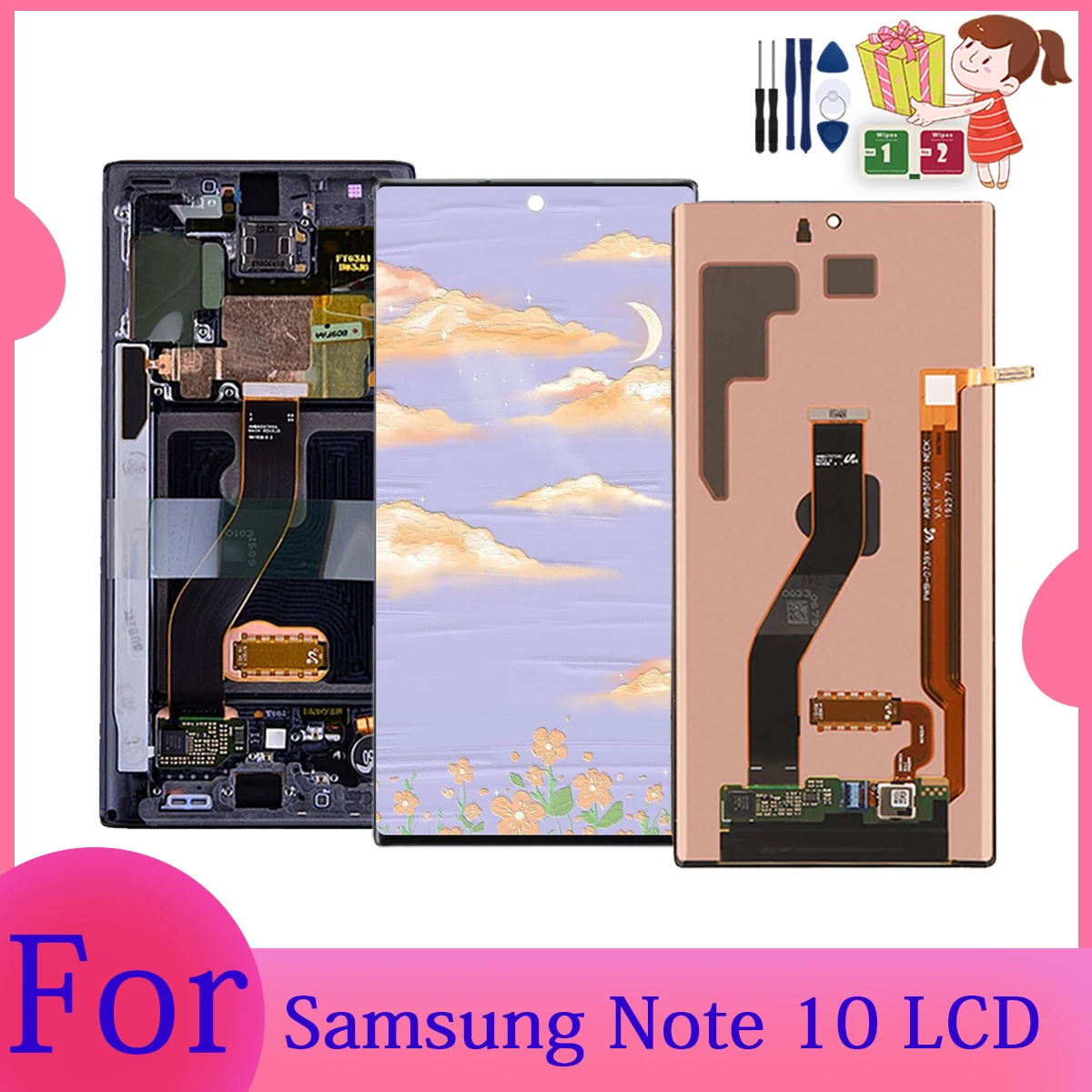 OLED For SAMSUNG Galaxy Note 10 N970F note10 N970 N9700 LCD Display Touch Screen Digitizer ...