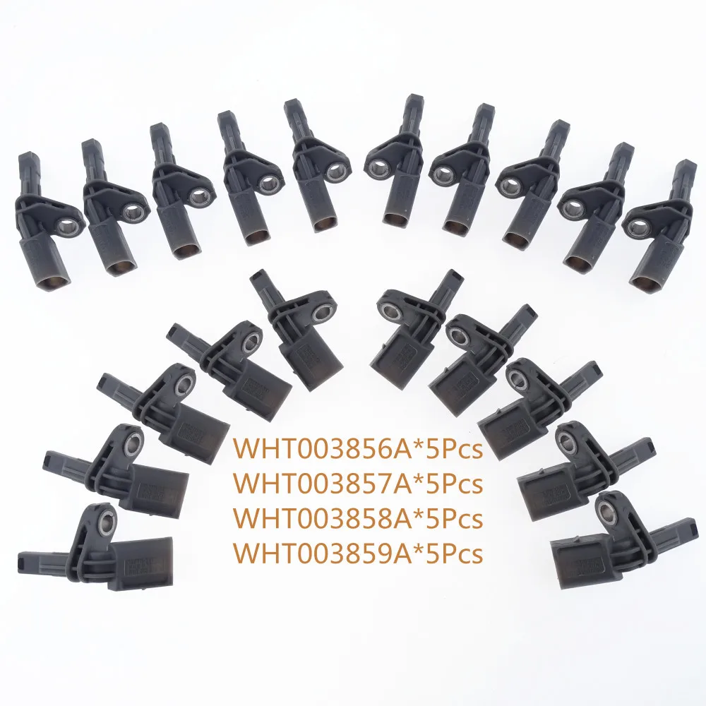 5セットwht 003 856A wht 003 857A abs車輪速センサーvw eosパサートB7ゴルフアウディA3 S3シュコダシート ...