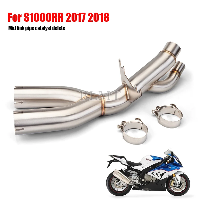 Motorcycle Exhaust Escape Motorcross Stainless Steel Connect Middle ...