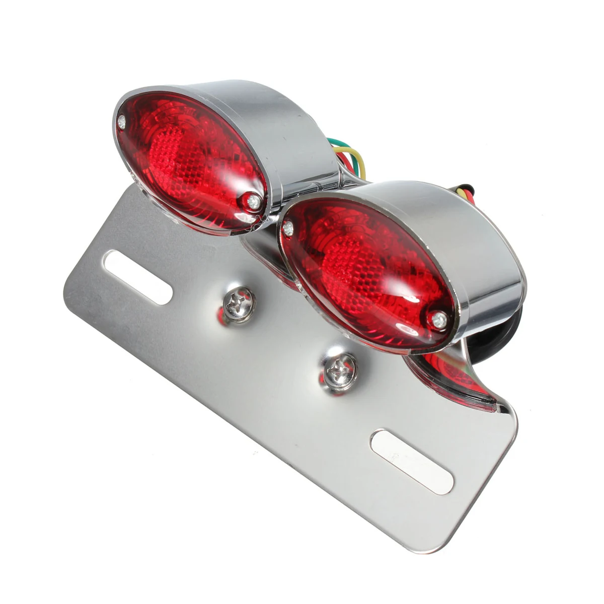 Motorcycle-Tail-Rear-Light-LED-Brake-Plate-Taillight-Turn-Signals-Cafe ...