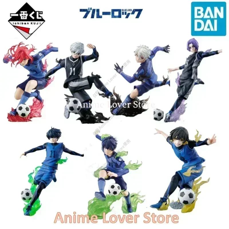 Bandai Original BLUE LOCK Anime Figure 20cm Ichiban KUJI Isagi Yoichi ...