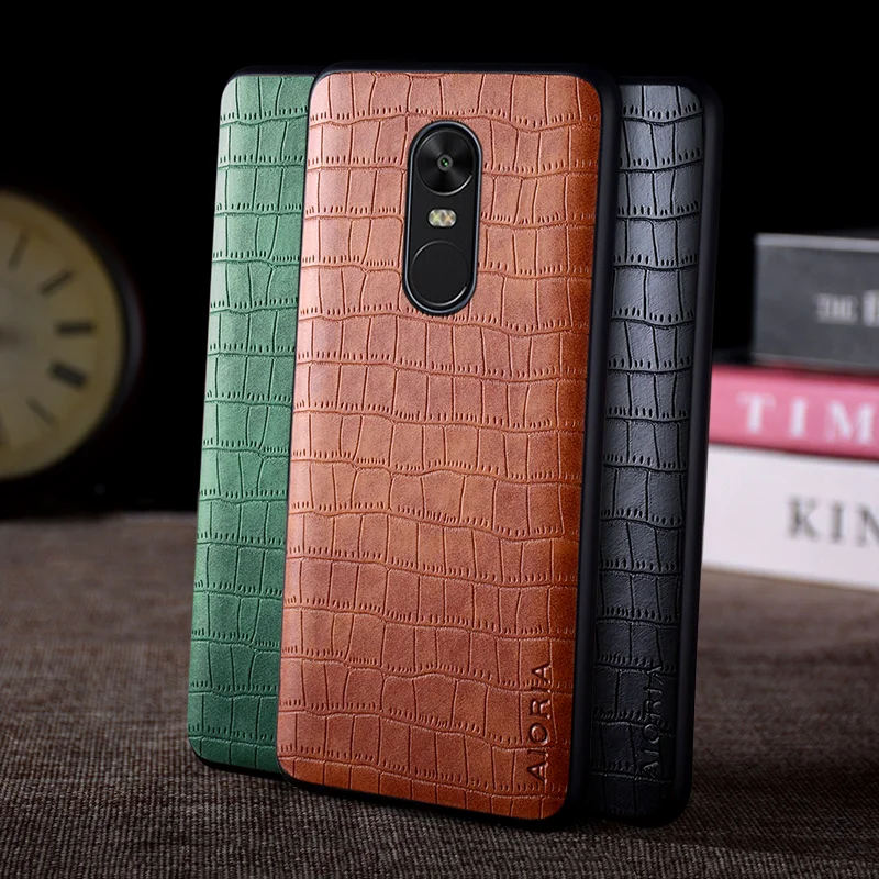 Case-for-Xiaomi-Redmi-Note-4X-4-5-Plus-funda-Crocodile-Pattern-Leather ...