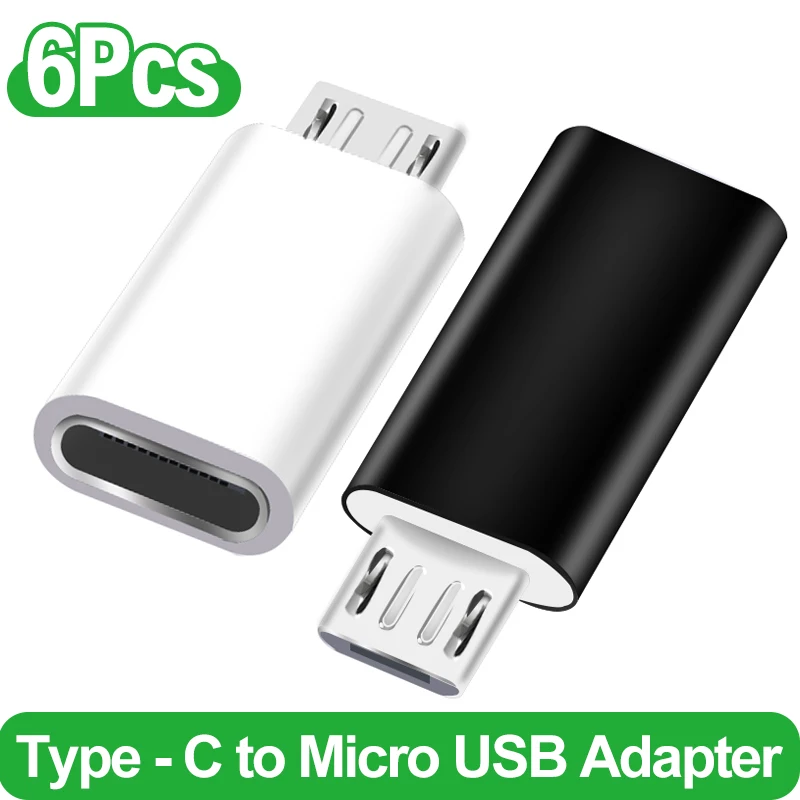USB Type C Female To Micro USB Male Adapter Connector Type-C Micro USB ...