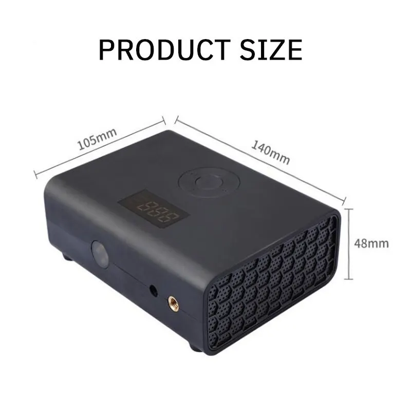 Smart-Mini-Car-Air-Pump-DC12V-Electric-Air-Compressor-Digital-Display ...