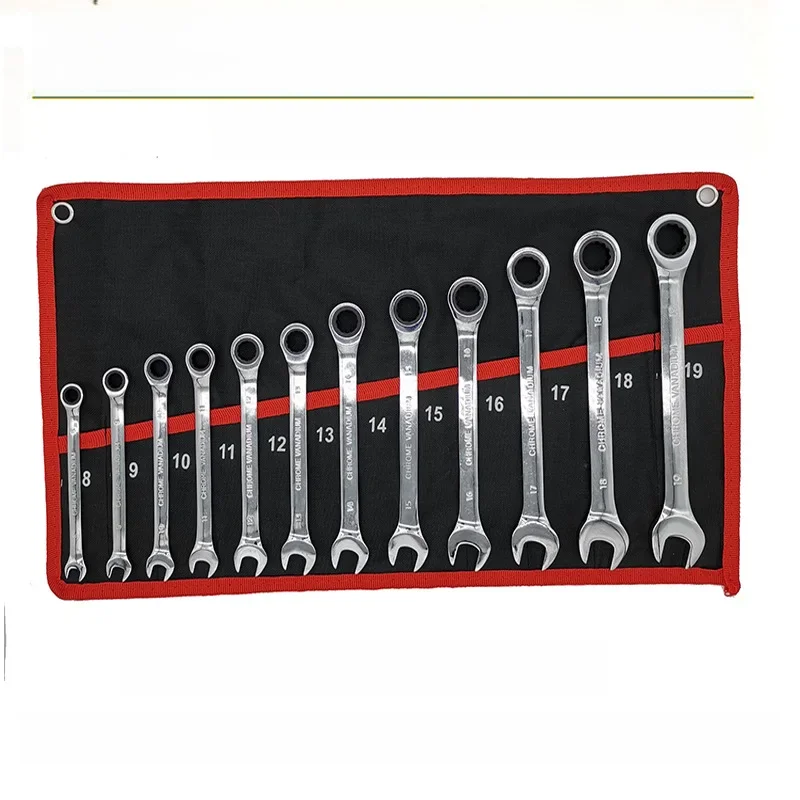 Dubbele-Purpose-Ratelsleutel-Chroom-Vanadium-Staal-Multifunctionele ...