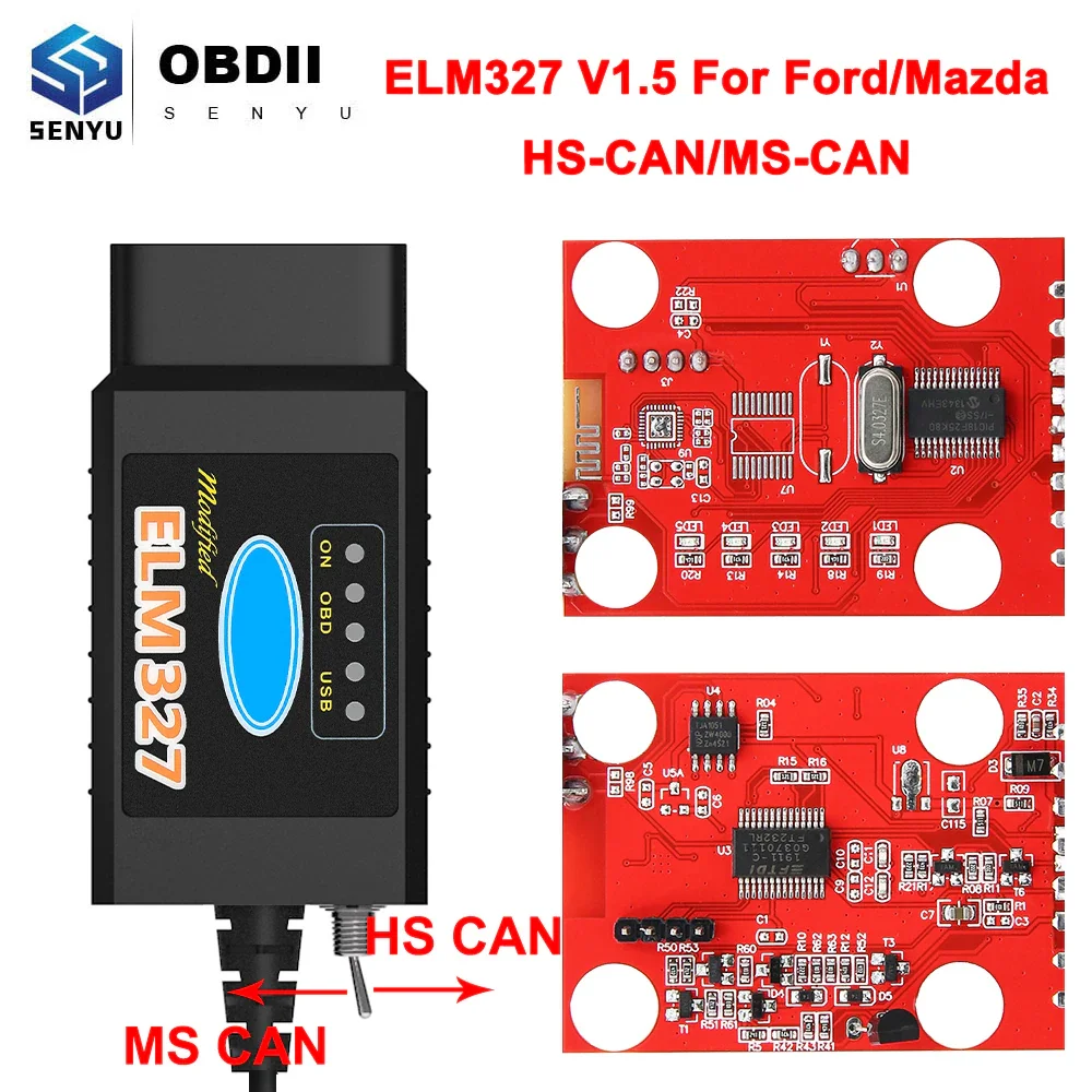ELM-327-V-1-5-PIC18F25K80-FORScan-J2534-ELM327-V1-5-USB-Scanner-CH340 ...