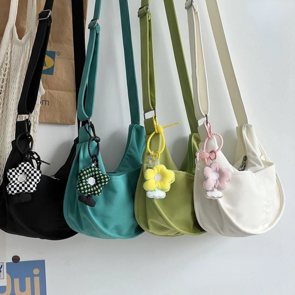 2022-Canvas-Bag-for-Women-Messenger-Bag-Solid-Color-Handbags-Shoulder ...