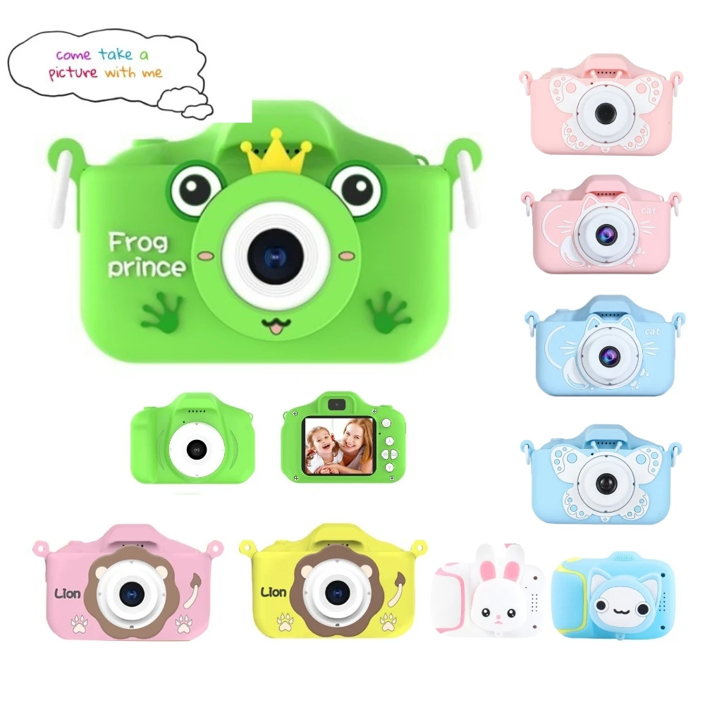 Mini Cartoon Kids Camera 2 Inch Hd Screen Child Camera Camcorder Video ...