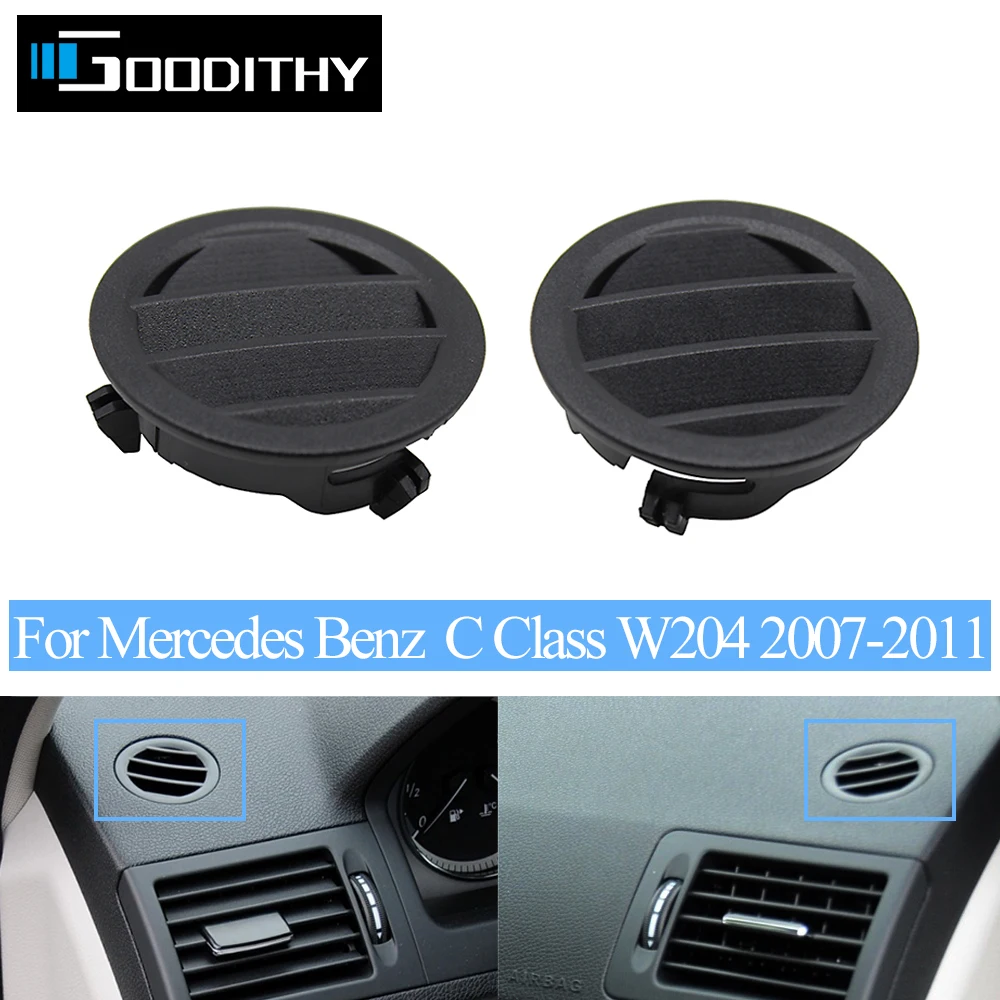 Car Dashboad Left Right Air Conditioner AC Vent Outlet Grille Trim ...