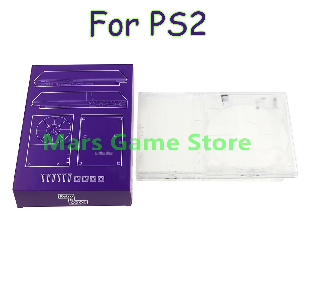 1Set-For-PS2-Slim-3W-7W-9W-30000-70000-90000-Full-Housing-Shell-Cover ...