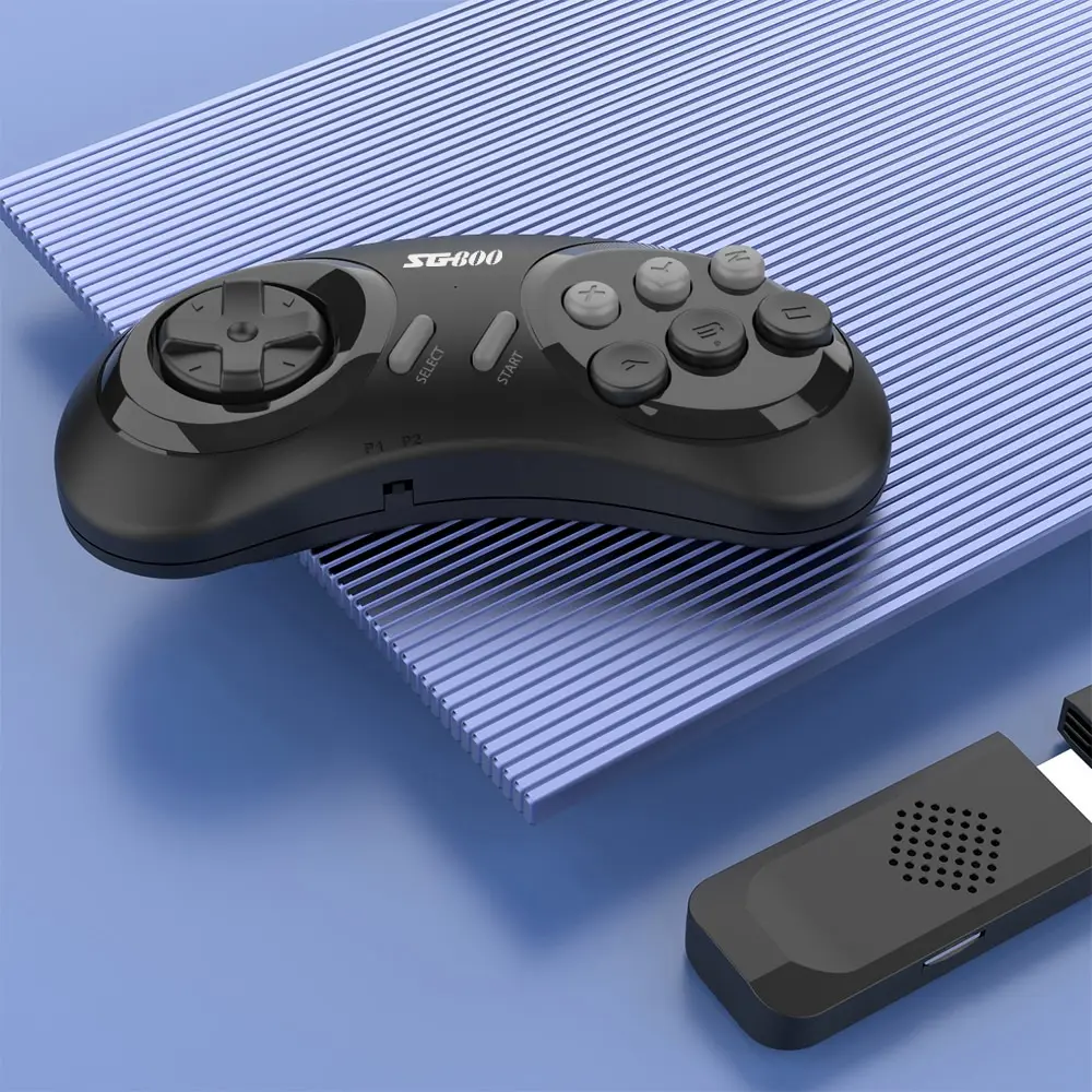 Console de jeu vidéo sans fil, 4k, 16 bits, pour SEGA NES FC, Genesis ...