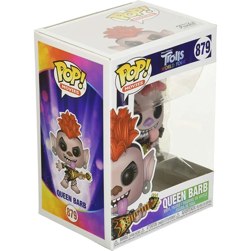 Figura POP Queen Barb Trolls World Tour Funko original, distribuidor ...