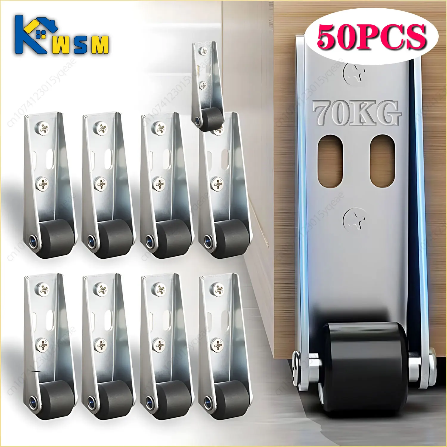 1-50PCS-Smooth-Moving-Directional-Casters-0-8-1-6-Inch-Long-Bracket ...