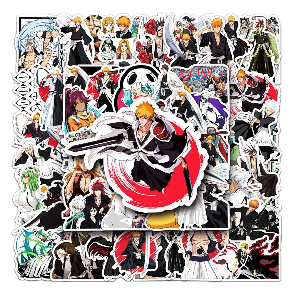 10-30-50PCS-Cool-Anime-BLEACH-Graffiti-Stickers-DIY-Waterproof-Phone ...