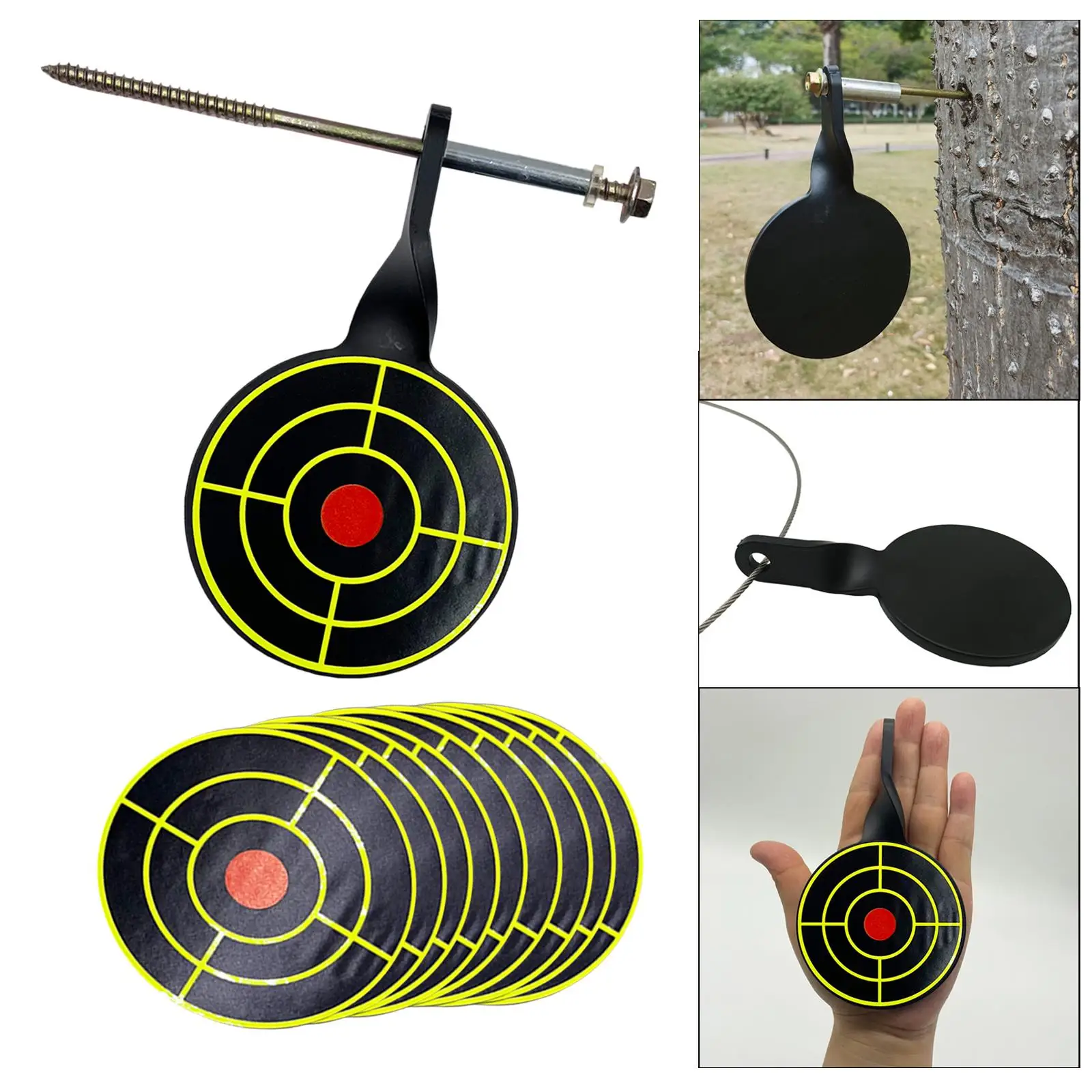 Parafusado-tipo-a-o-alvo-para-tiro-pr-tica-Pequeno-Spinner-Pinking ...