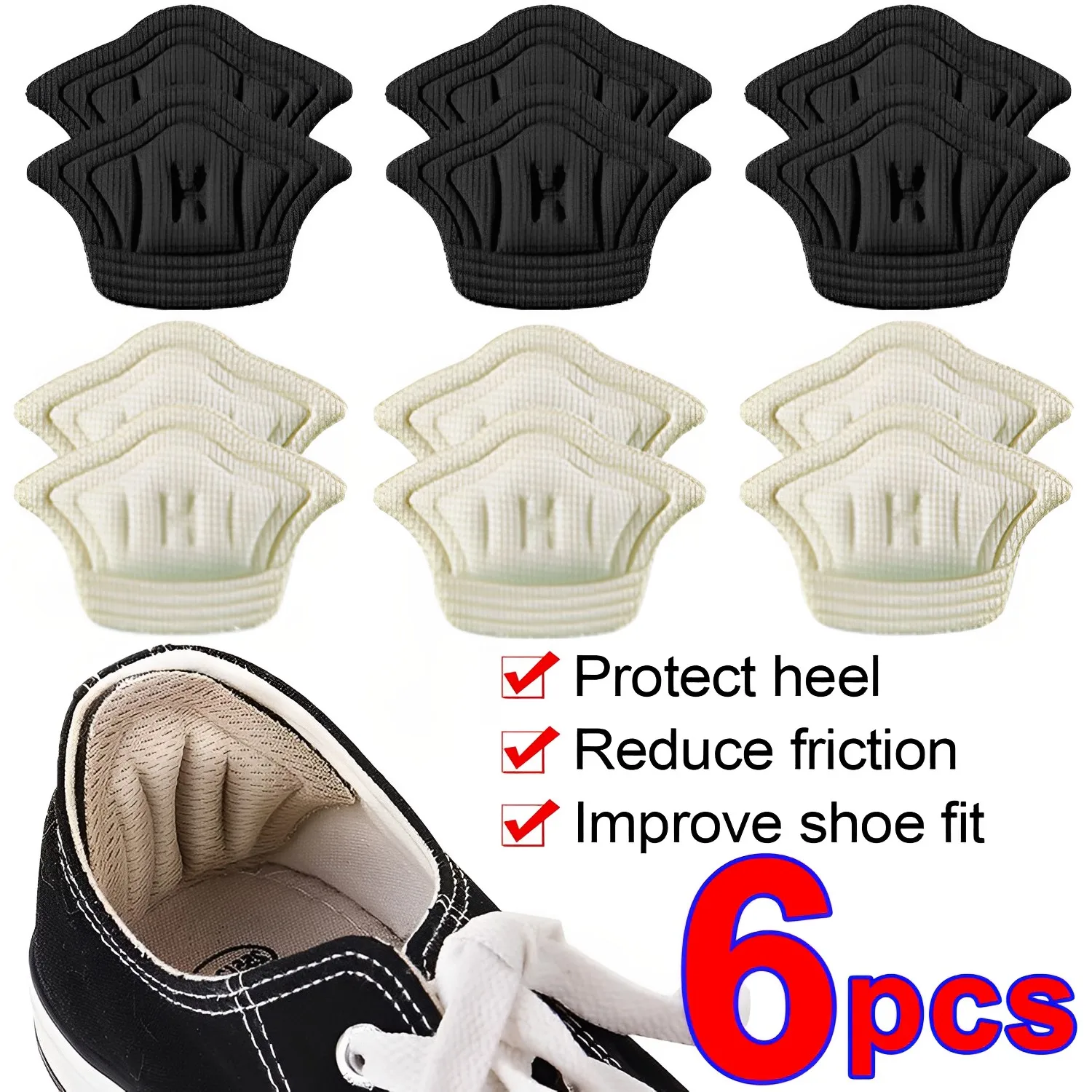 6pcs-Insoles-Patch-Heel-Pads-for-Sport-Shoes-Adjustable-Size-Antiwear ...