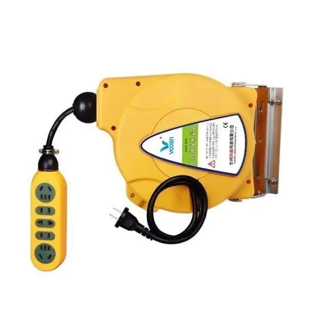 5M-6M-3000W-Automatic-Retractable-Power-Cable-Reel-Wire-Retractable ...