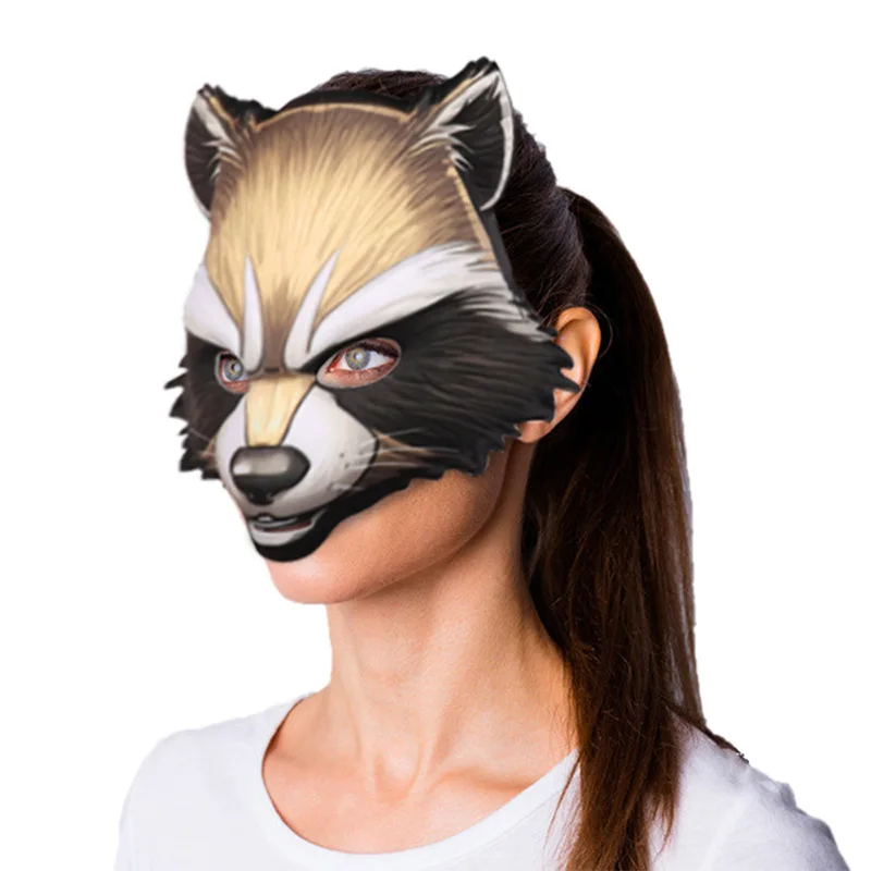 Raccoon Face Makeup Halloween