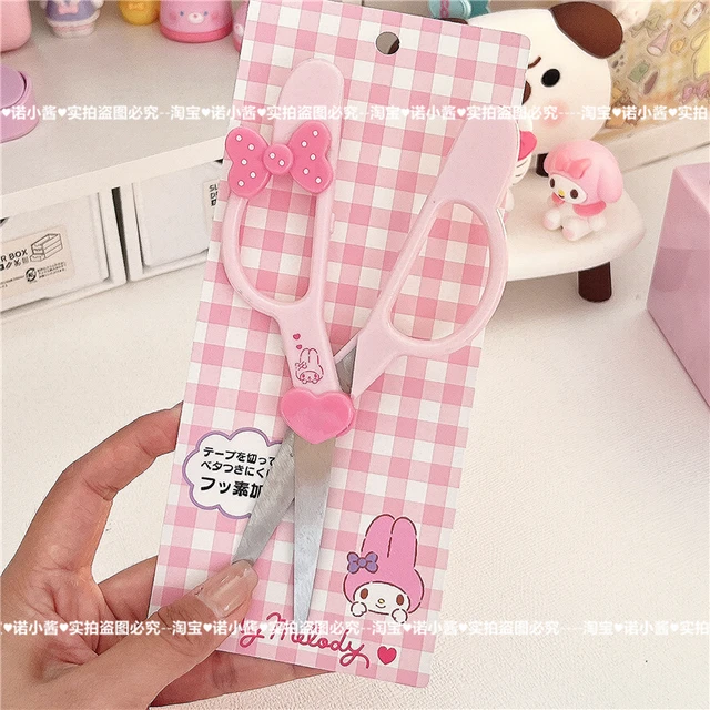 Kawaii Kuromi My Melody Cinnamoroll Cartoon Household Scissors Anime ...