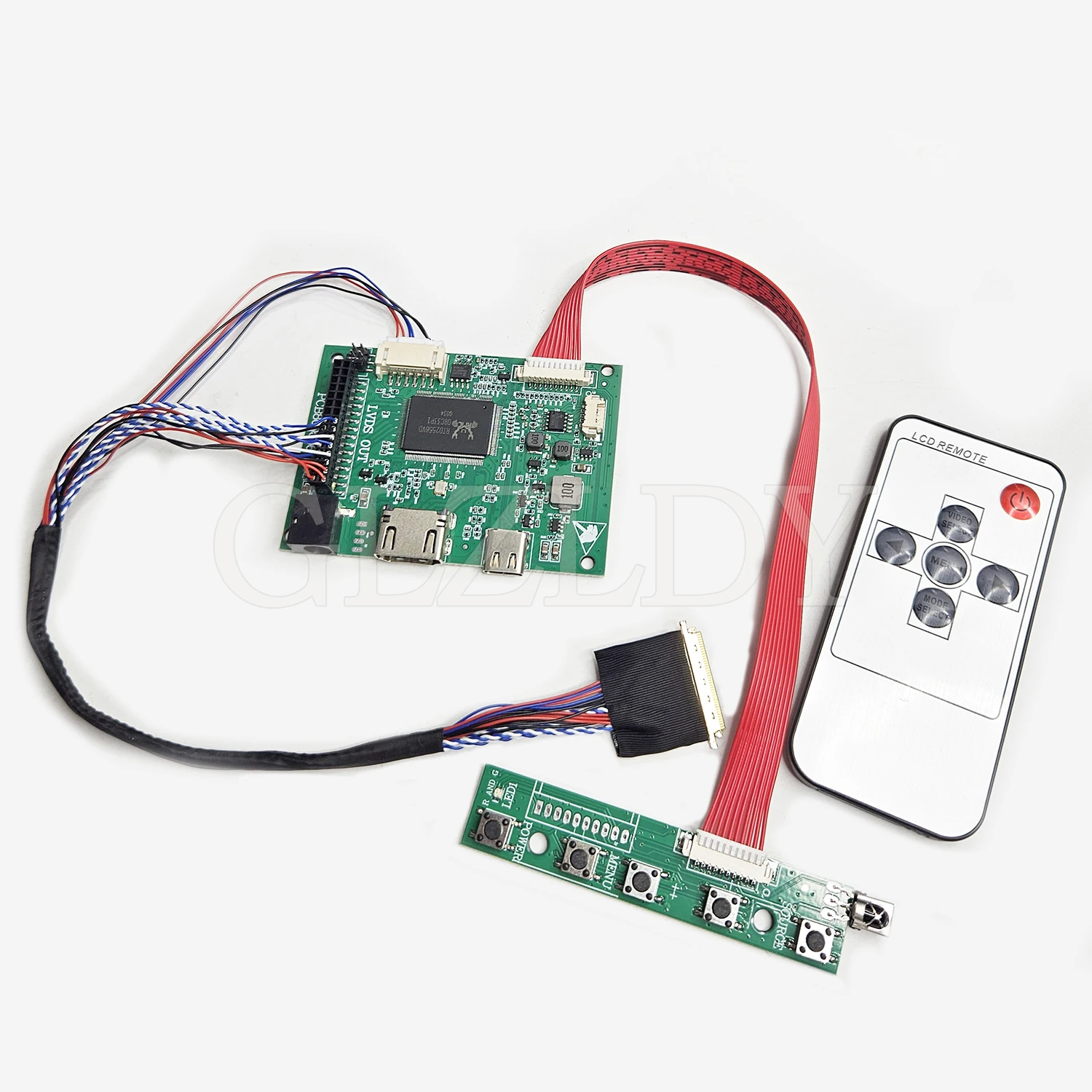 For 1366x768 40pins LED Driver LVDS HDMI Type-C LCD Display Driver ...