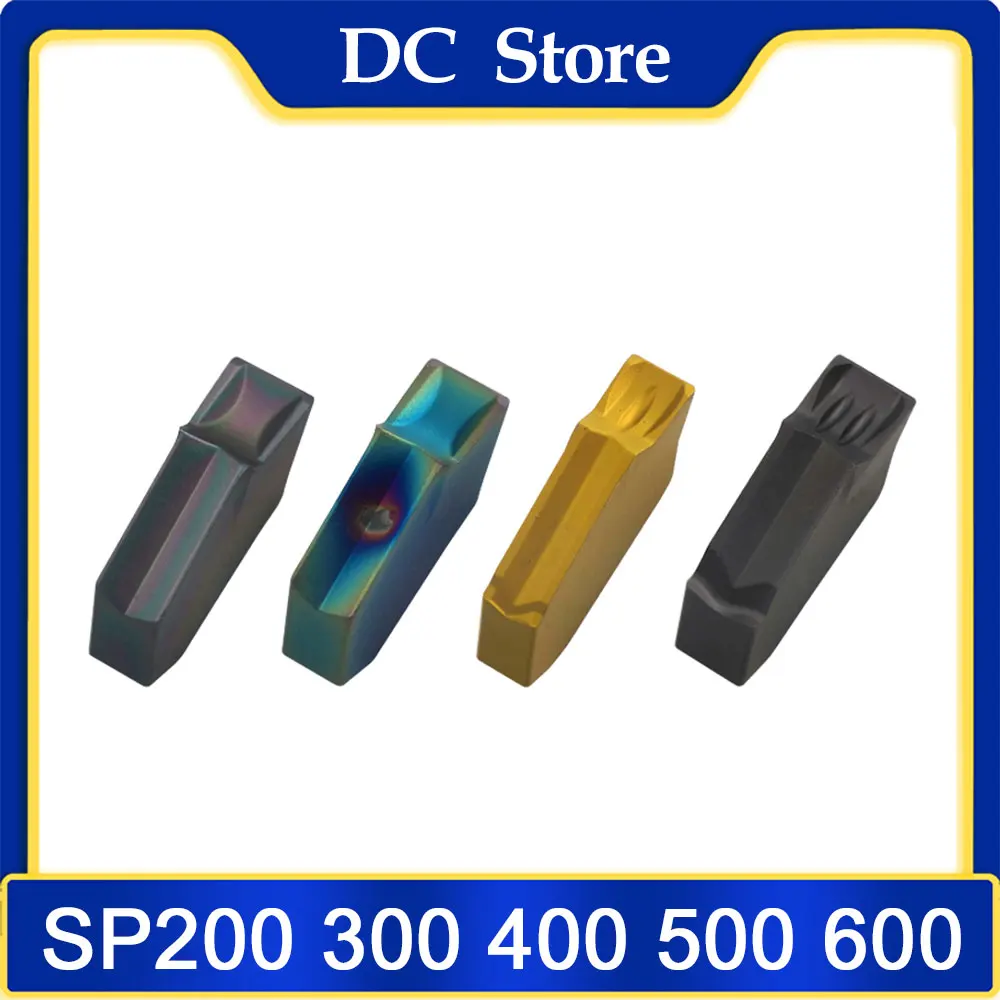10PCS SP200 SP300 SP400 SP500 NC3030 Slotted Carbide Insert Carbide ...