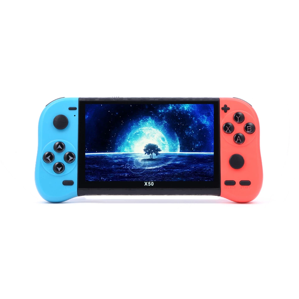 Consola de videojuegos Retro X50 max de 5,1 pulgadas, consola de juegos ...