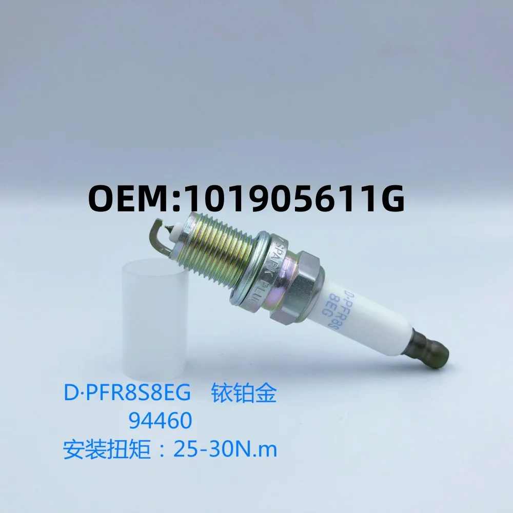 4-6Pcs-Platinum-Spark-Plugs-OEM-101905611G-PFR8S8EG-94460-For-Audi-A4 ...