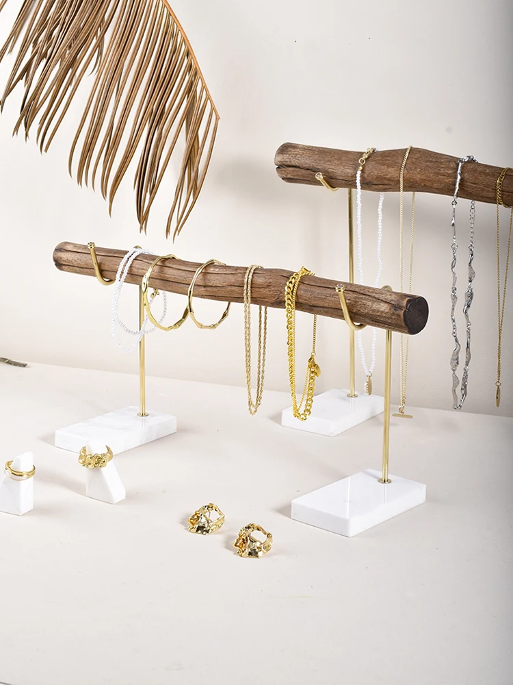 Display-Original-Bracelet-Storage-Rack-Natural-Wood-And-Brass-Marble ...