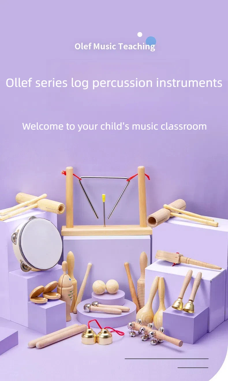 Orff-Percussion-Instrument-Log-Set-Student-Teaching-Aids-Full-Set ...