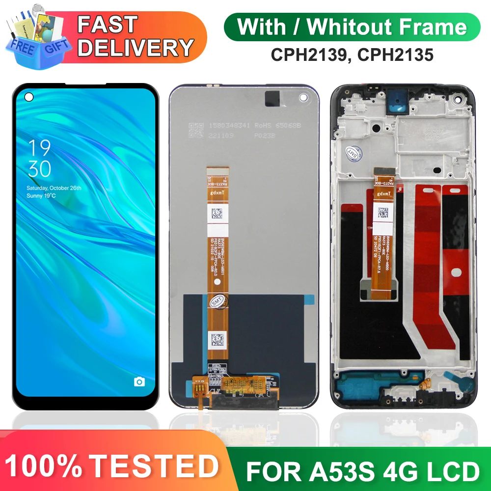 Display Screen for Oppo A53s Lcd Display Touch Screen Digitizer ...