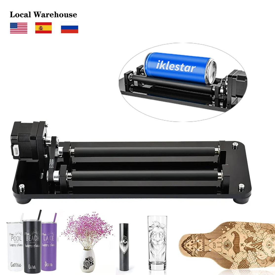 Rotary-Roller-Laser-Engraver-Kits-with-Stepper-Motors-CNC-360-Rotary ...