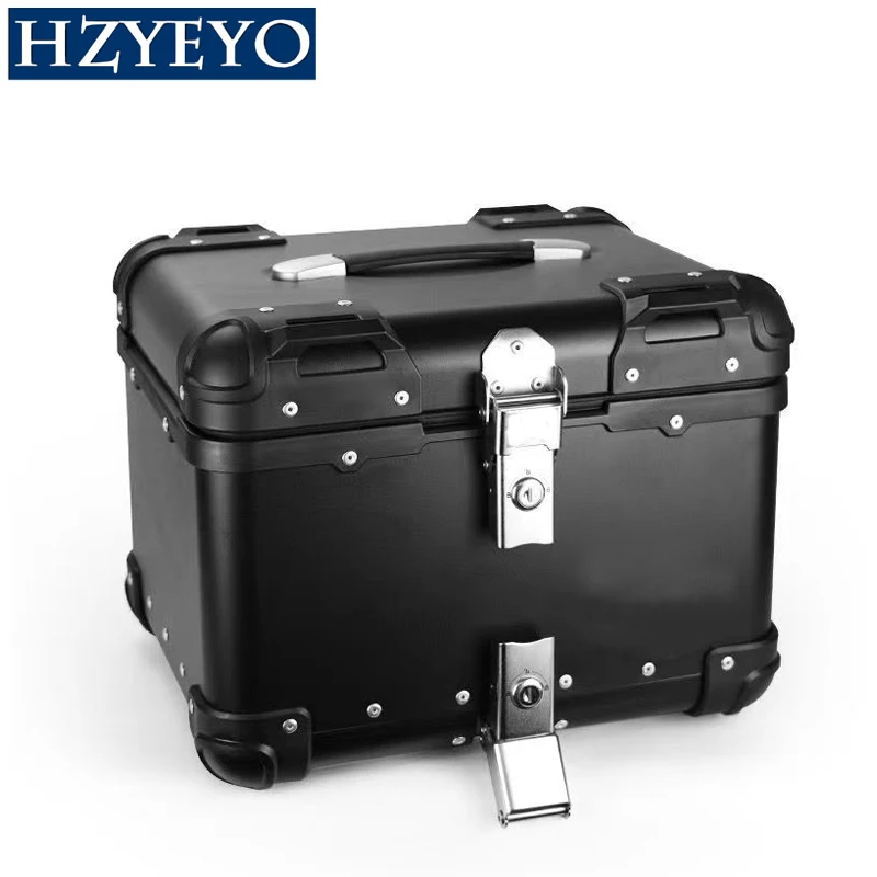 22L-35L-45L-Universal-Waterproof-Motorcycle-Aluminum-Top-Rear-Luggage ...