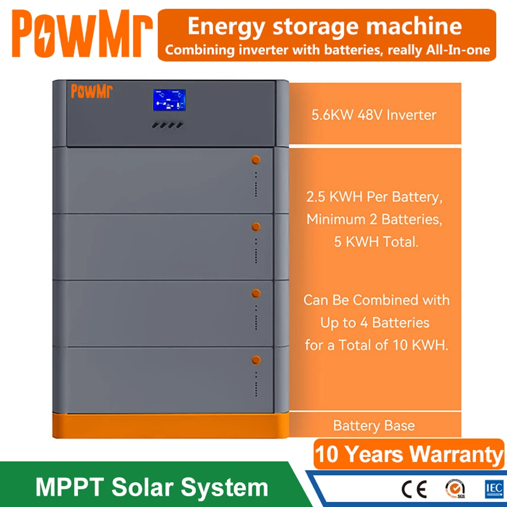 PowMr-Home-Energy-Storege-System-10KWH-48V-Lifepo4-Battery-Combine-With ...