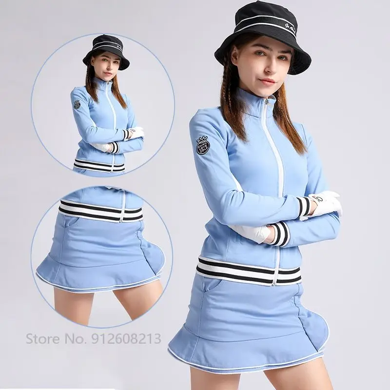 Swan-Love-chaqueta-deportiva-de-Golf-para-mujer-abrigo-c-lido-de-manga ...