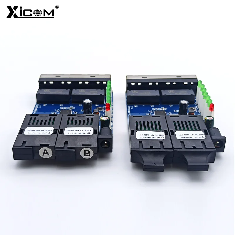 10-100M-20KM-PCBA-Board-Ethernet-Switch-Fiber-Optic-Media-Converter-2 ...