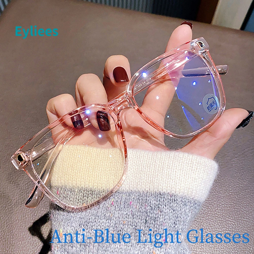 Anti-Blue-Light-Glasses-for-Women-Men-Vintage-Transparent-Polygon ...