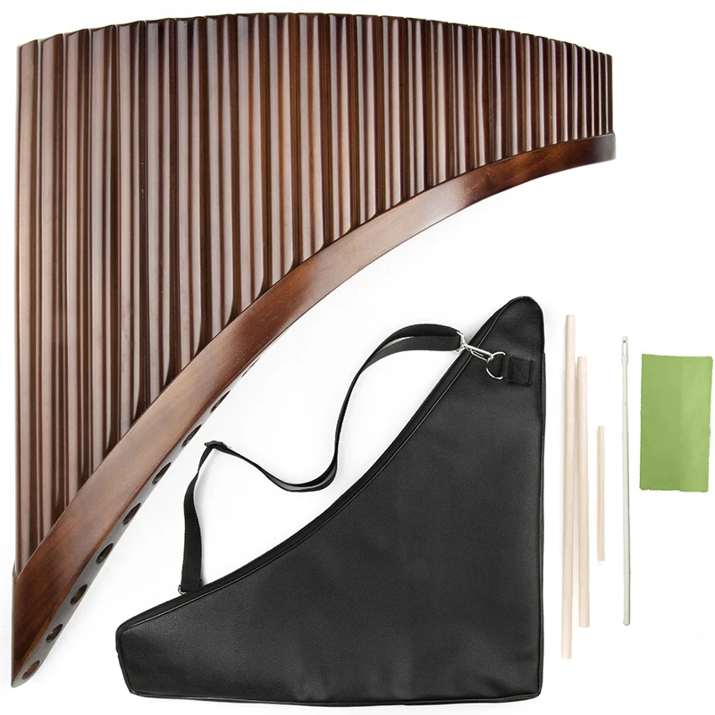 29-Pipes-G-Key-Reed-Pan-Flute-Traditional-Romanian-Woodwind-Instrument ...