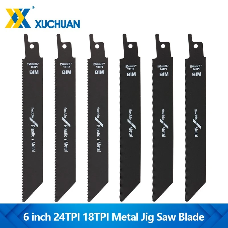 Jig Saw Blade 6 inch 24TPI/18TPI Carbide Reciprocating Saw Blade For ...