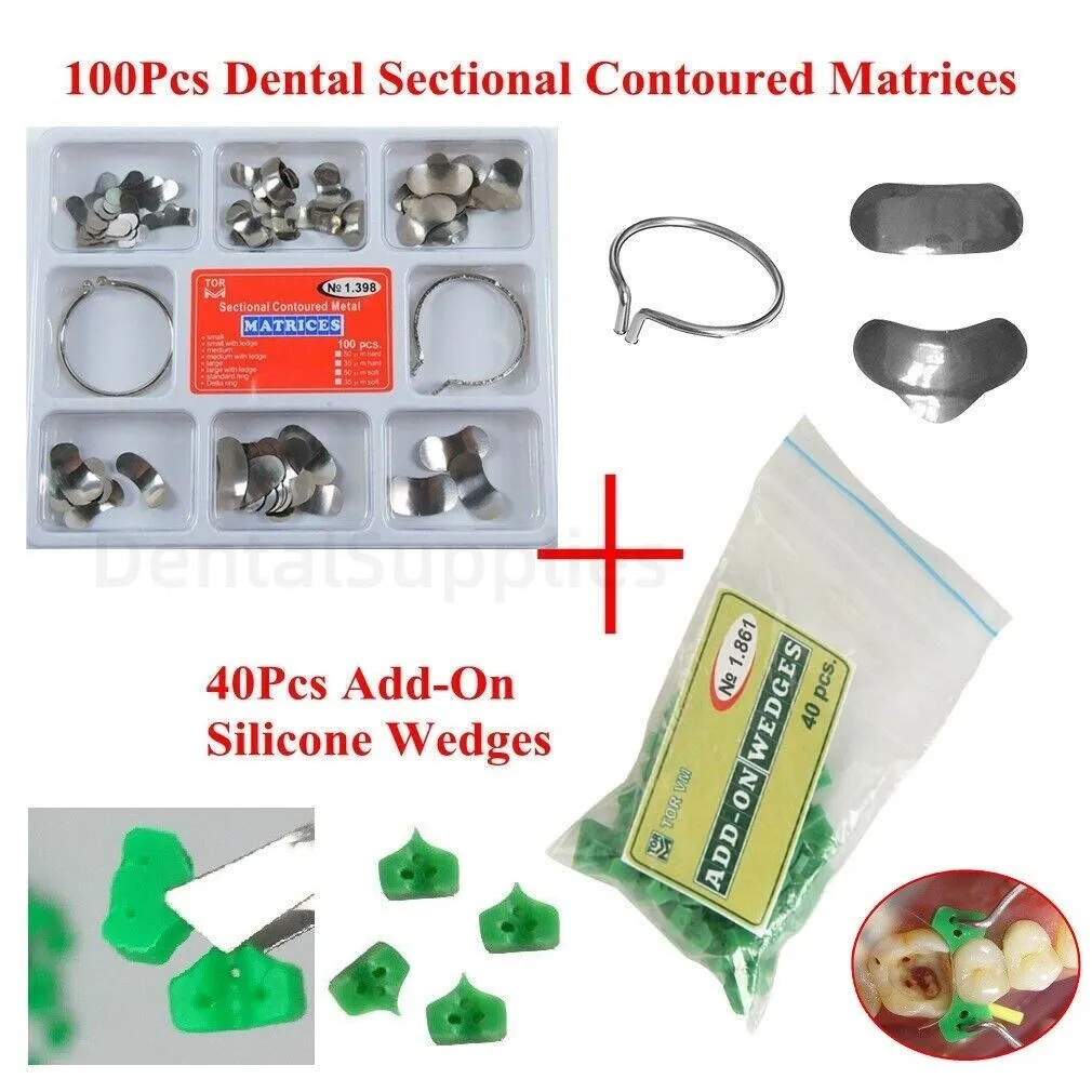 Dental-Sectional-Contoured-Matrices-Matrix-Ring-Delta-Wedges-Matrix ...