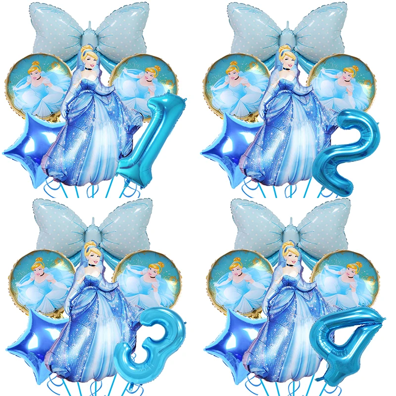 Cinderella-Birthday-Party-Decoration-Foil-Balloons-Set-Disney-Princess ...
