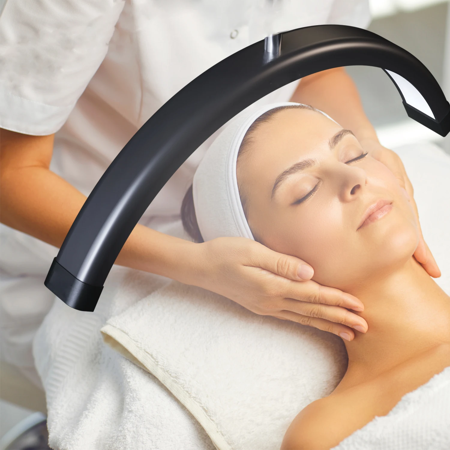 Fusitu 35w Ft-y9ii Led Video Light Half Moon Light Ring Fill Lash Light ...