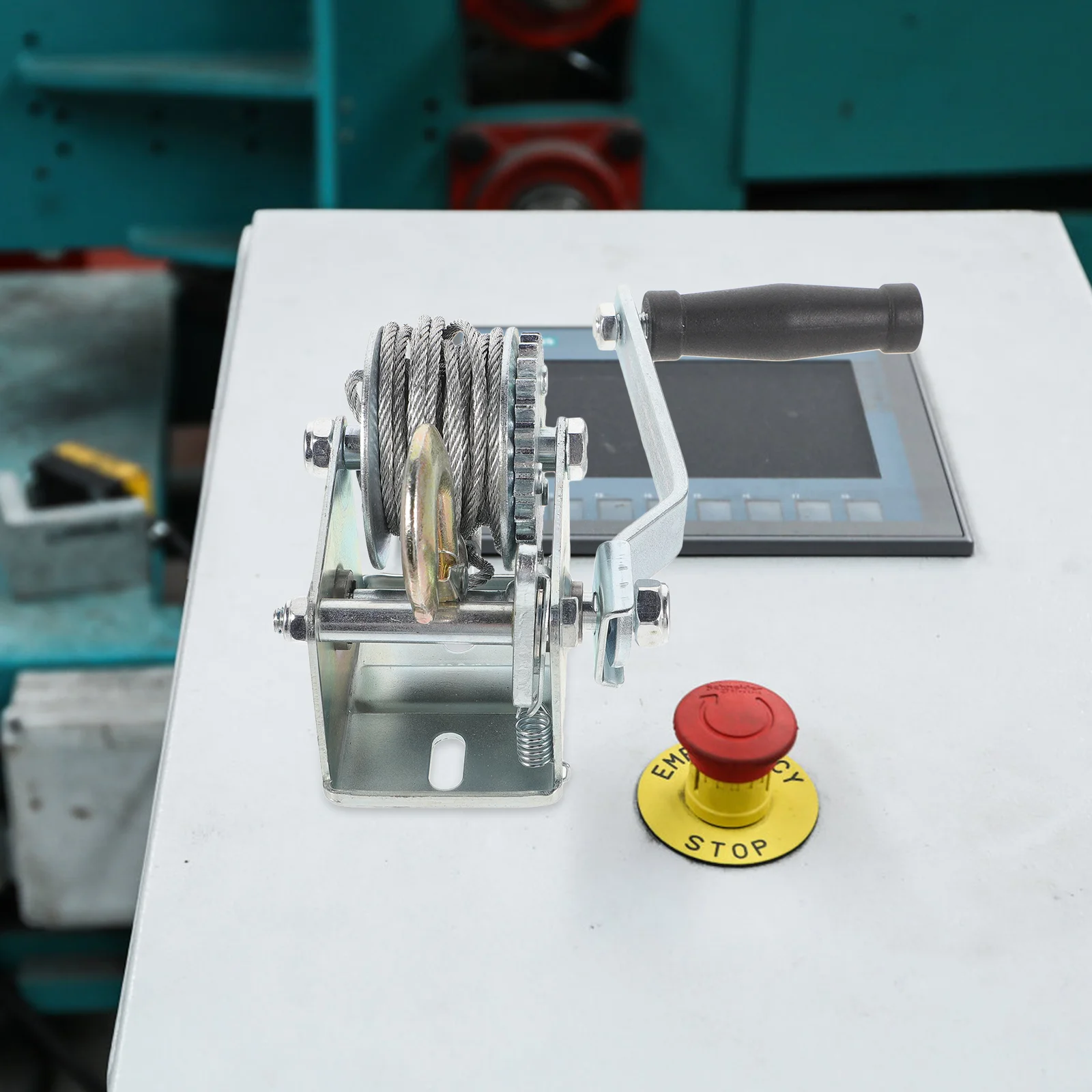 Heavy-Duty-Winch-Manual-Towing-Winch-Mini-Trailer-Winch-500LBS-With-7m ...