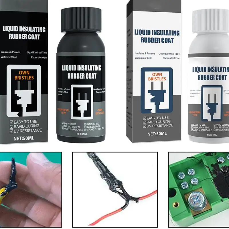 30-50ml-Liquid-Insulating-Tape-Repair-Rubber-Electrical-Wire-Cable-Coat ...